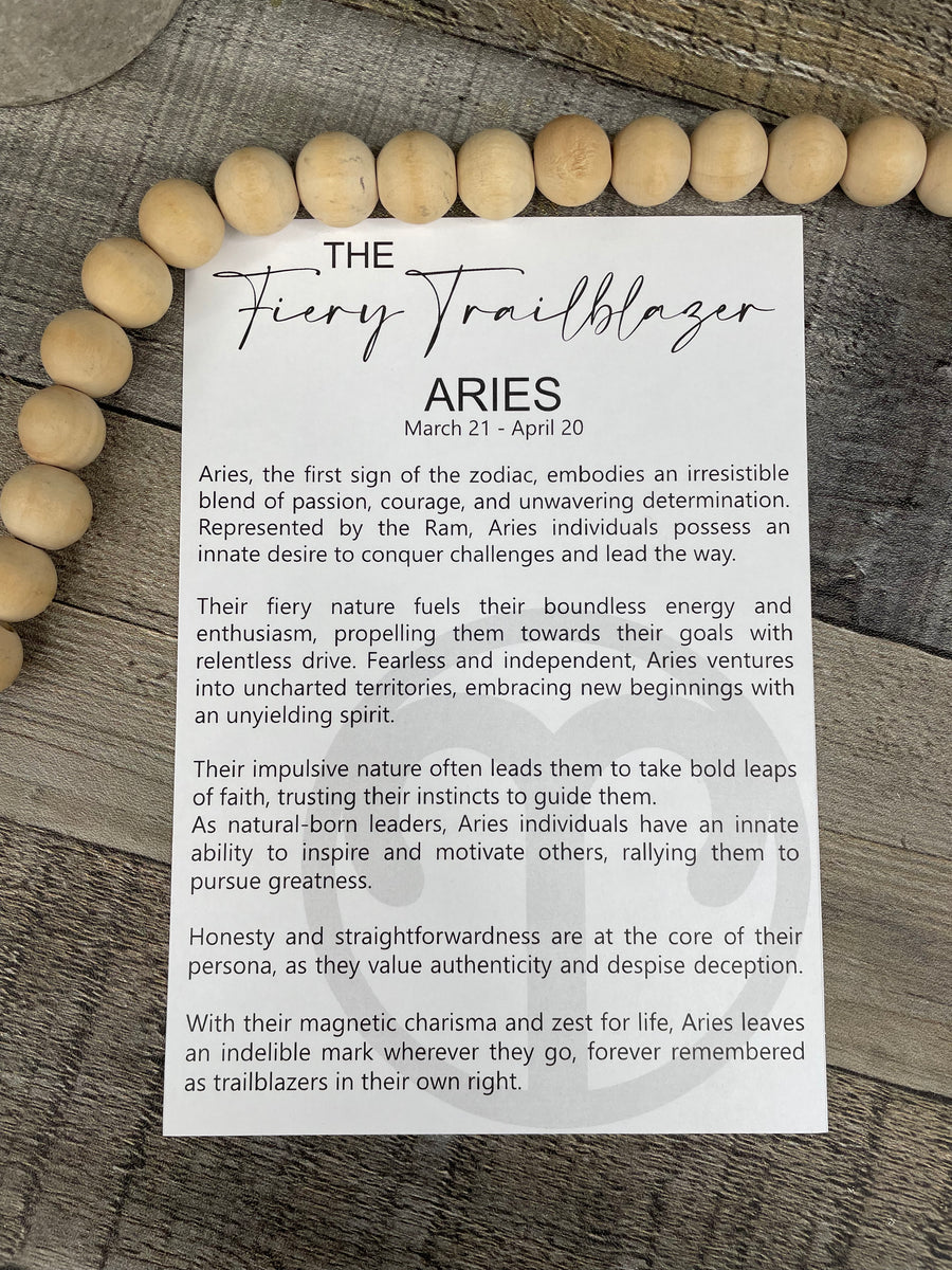 Aries- The Fiery Trailblazer – Line Upon Line