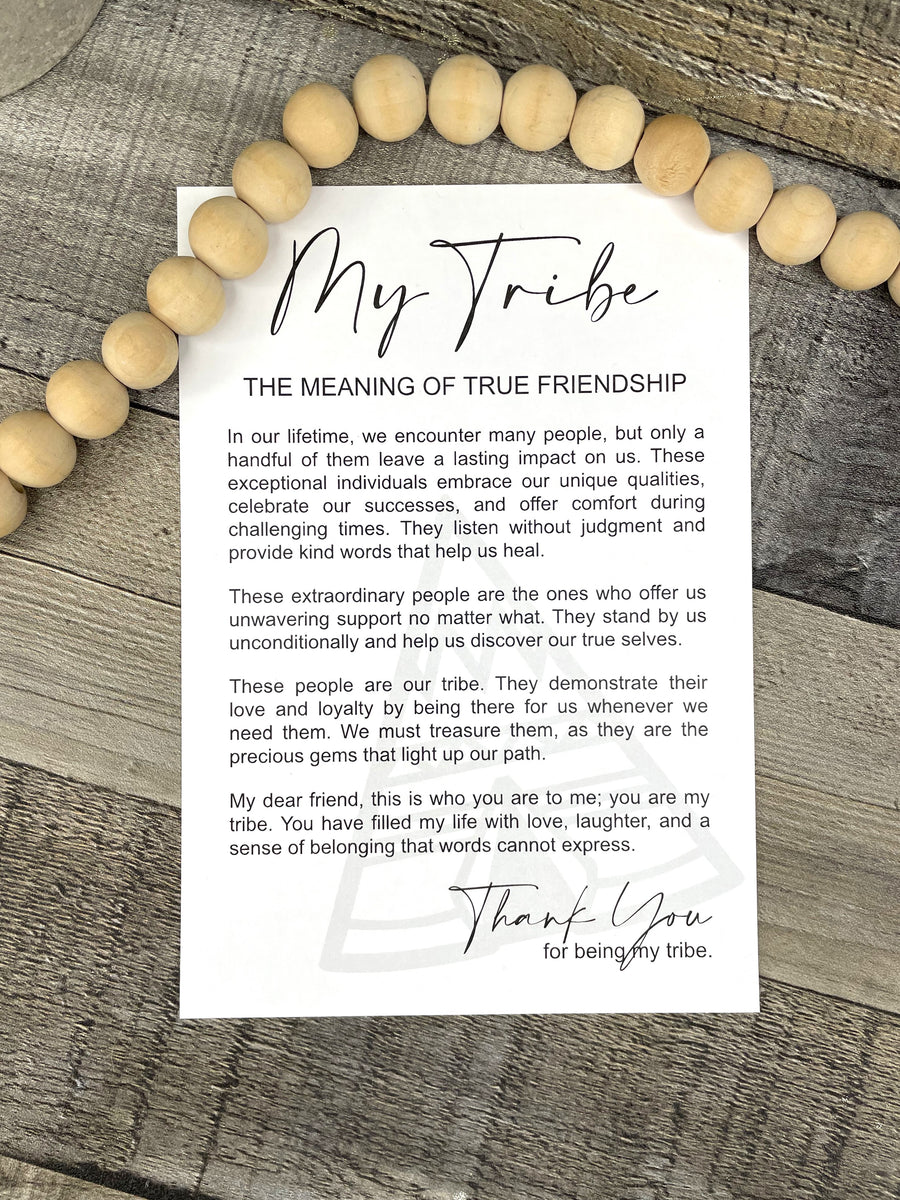 My Tribe- The Meaning of True Friendship – Line Upon Line