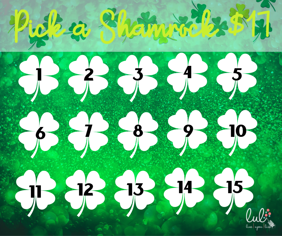 PICK A SHAMROCK – Line Upon Line
